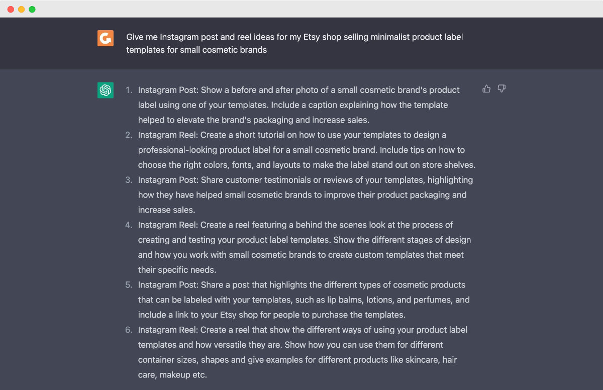A Beginner’s Guide - ChatGPT For Your Etsy Shop (Prompts & Examples)